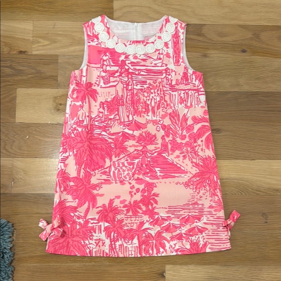 Lilly Pulitzer | Dresses | Lilly Pulitzer Pink And White Patterned ...